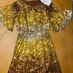 French Connection | Dresses | French Connection Estari Ombre Sequin ...